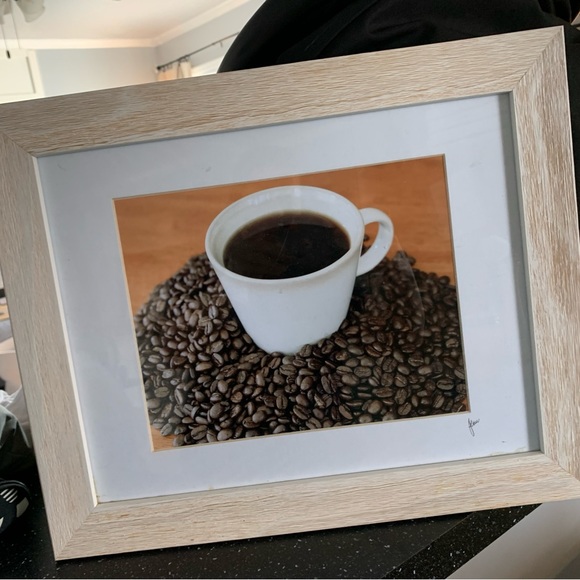 Wall Decor | Gorgeous Coffee Print Framed Farmhouse Cottage Coffee Bar ...